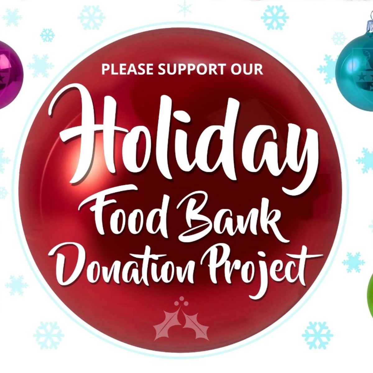 Crookhorn College - -update - holiday food bank donation project