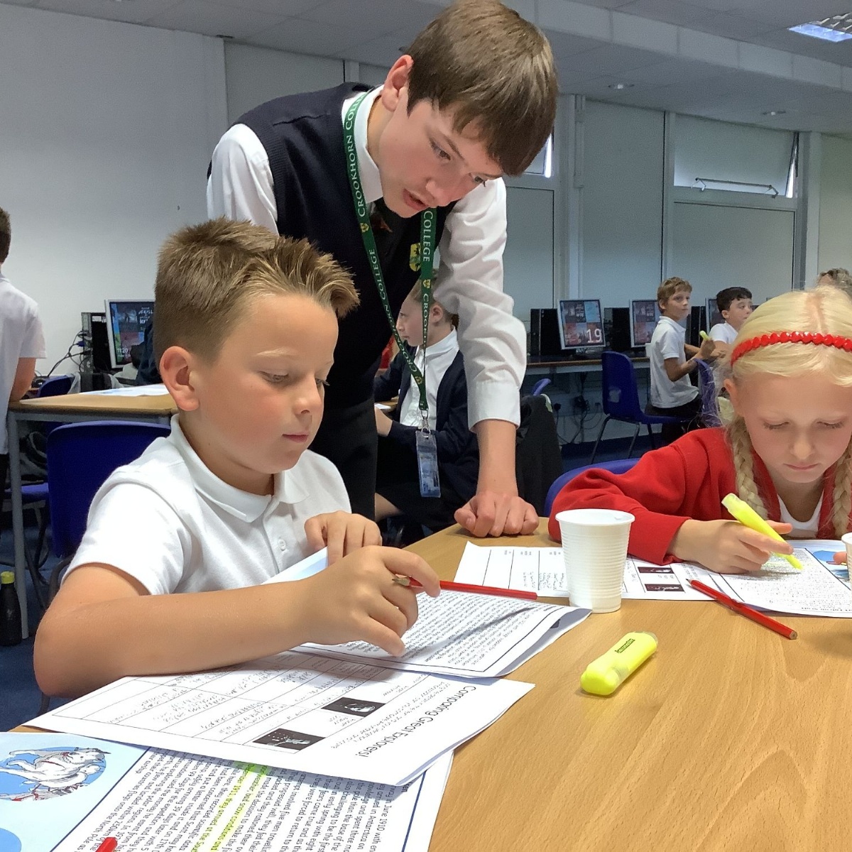 Crookhorn College - Young geographers race to the South Pole at Crookhorn