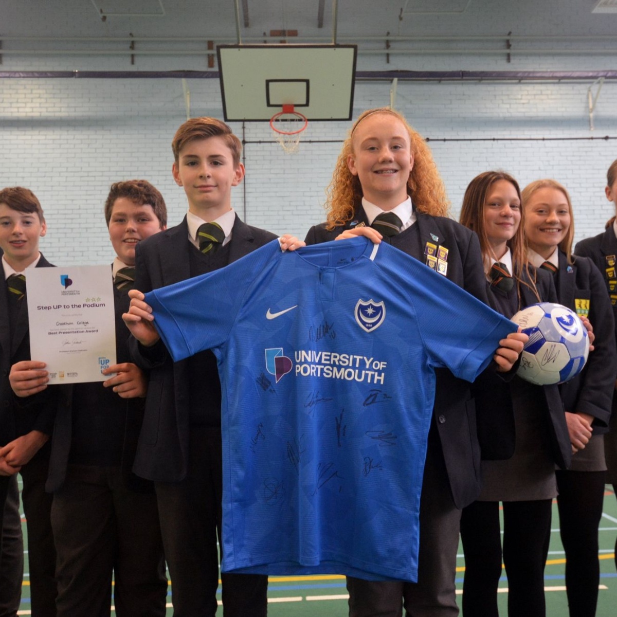 Crookhorn College - Students step up to the podium with Portsmouth ...